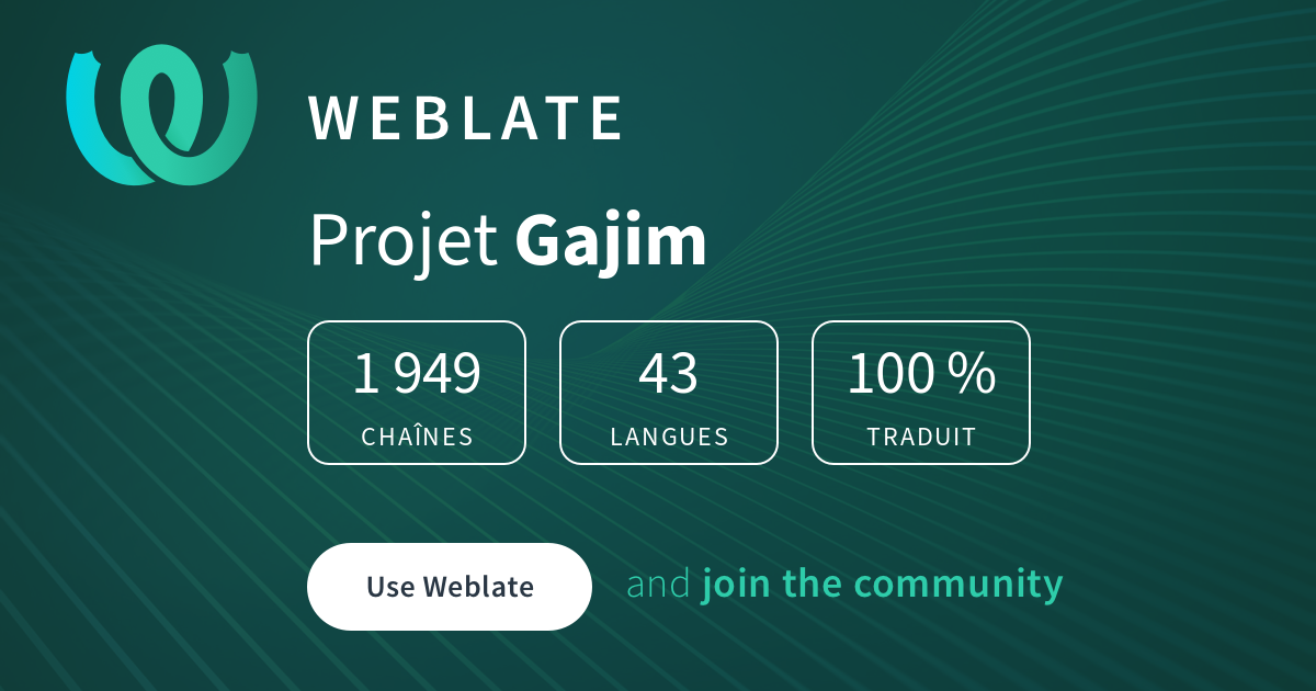 Gajim - French @ Gajim Translations